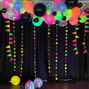NEON Balloon Garland Kit NEON Balloon Arch Disco Party | Etsy Australia