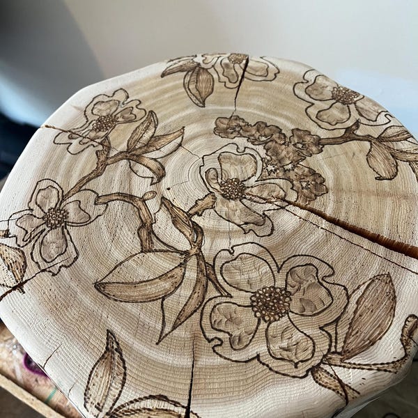 Cedar Stump Side/end Table - Etsy