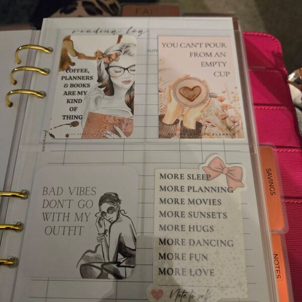 PLANNER MAGNETIC CHARM Gold & Silver Enamel Pin Metal Brooch Planner ...