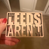 X1 Individual Highland Cow Coaster - Wooden Highland Coo Coaster ...