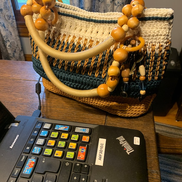 A Pair of Wooden Bead Handles for Bag, Handcraft Material for Handbag ...