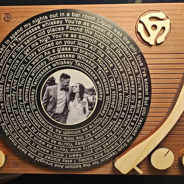 Solid Wood Custom Song Lyrics Vinyl Record Art Wall Hanging ...