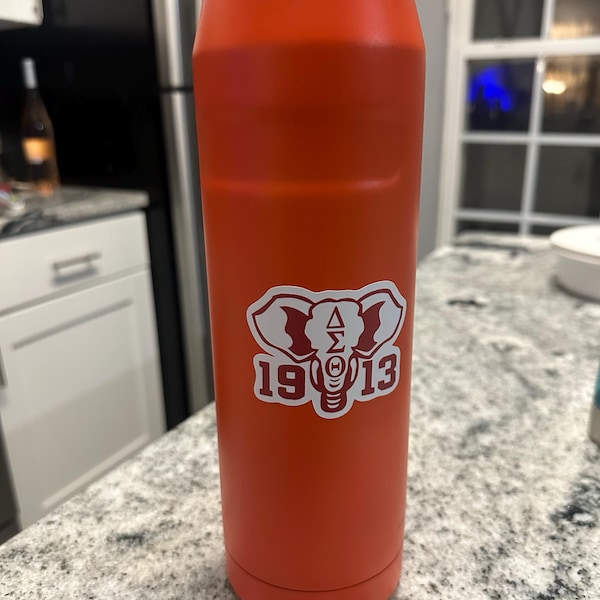 Alpha Kappa Alpha Vinyl Decal | Pink and Green Sticker | Sorority Vinyl ...