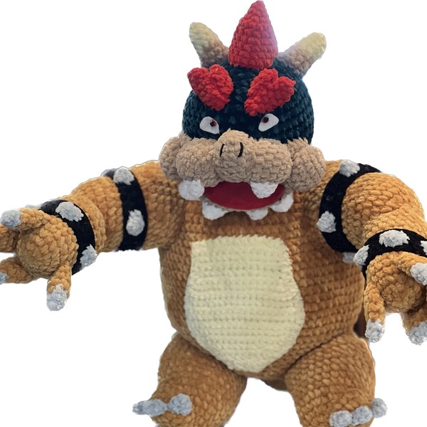 Bowser Crochet Pattern Amigurumi PDF ENGLISH Instructions Only - Etsy
