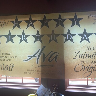 Hamilton the Musical, Birthday Banner, Broadway Play, Personalized ...