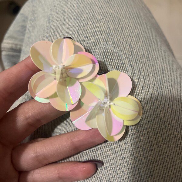 Blue Gradient Satin Fabric 1 Meter Gradual Color Change Cloth Sewing ...