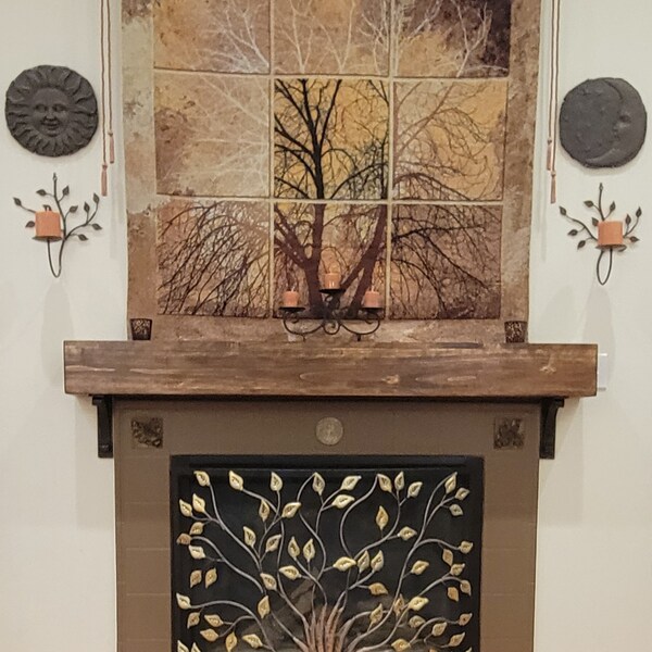 Real Metal- Pine Tree Tile Set - 4x12 Inches Hand Poured in Montana ...