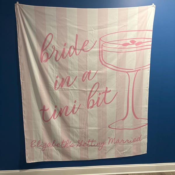 Pearls and Prosecco Bridal Shower Sign, Pearls and Prosecco Backdrop ...