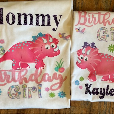 Dinosaur Clipart & Digital Paper, Girl Dinosaurs Clipart, Pink Dinosaur ...