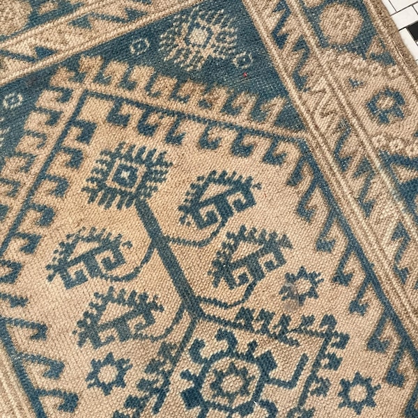 3x6 Rug, 3x6 Turkish Vintage Rug, Red Anatolian Rug, Small Size Rug ...