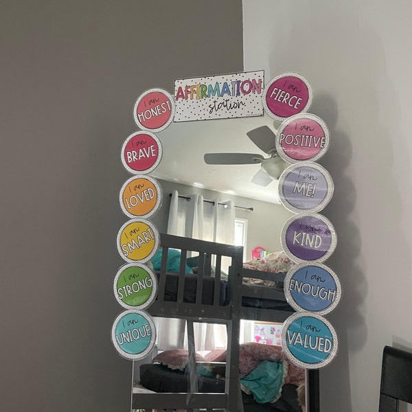 Affirmation Station | SPOTTY BRIGHTS | EDITABLE - Etsy