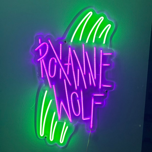 FNAF Roxanne Wolf LED Neon Sign, Custom Neon, Neon Light - Etsy