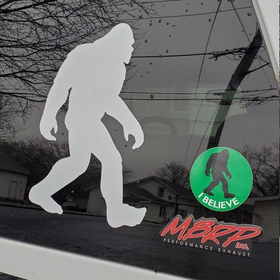 BIGFOOT Vinyl Decal Car Window, Mirror, Bumper, Laptop, Yeti, Cornhole ...