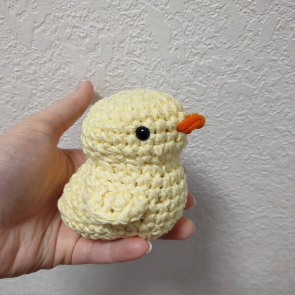 Pocket Duckling Crochet Pattern Good Luck Duck Amigurumi Tutorial ...