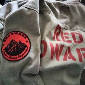 SET Red Dwarf Rimmer Costume Patches Fully Embroidered Sci-fi Cosplay ...