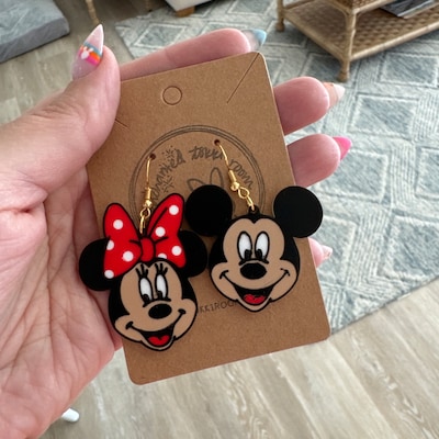 Glow in the Dark Disney Channel Logo Statement Earrings Disney Channel ...