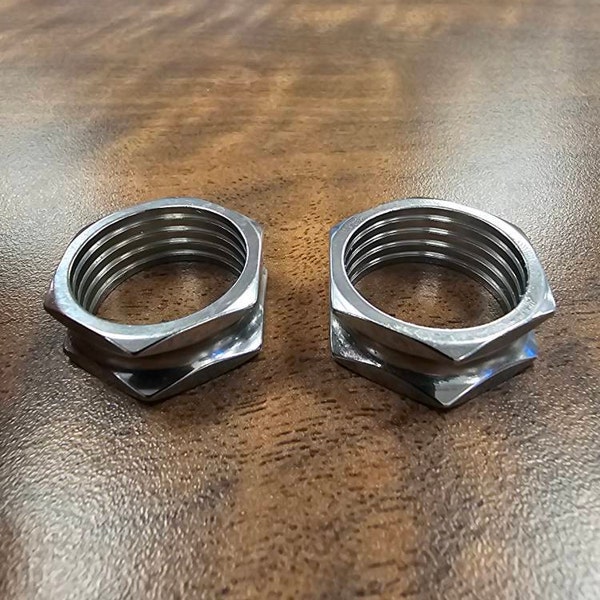 PAIR of Stunning Gold Large Square CZ Gem Steel Screw Fit Tunnels/plugs ...