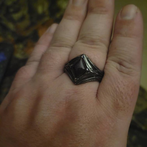 The Necromancer Ring, One of the Nine Rings of Men, Officially Licensed ...