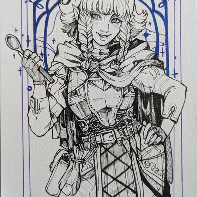 Line Art Personalised Commission - Etsy