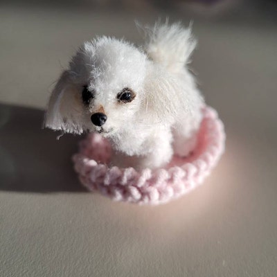 Miniature Realistic Dog Set Maltese Maltipoo Poodle Puppies Ooak Unique ...