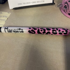 Personalized Epoxy Glitter Black Ink Pen: Refuillable - Etsy