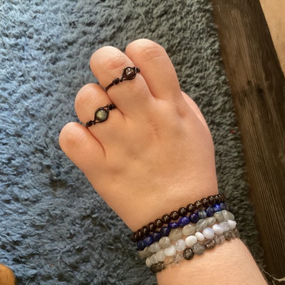 Evil Eye Ring, Protection Ring, Nazar Jewelry, Wire Wrapped Ring ...