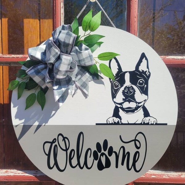 Tabby Cat Welcome Sign, Tabby Cat Door Sign, Cat Welcome Sign - Etsy