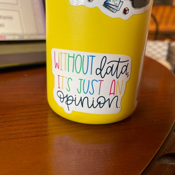 Data Sticker| Laptop Sticker | Teacher Sticker | Special Education ...