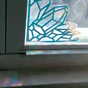 Crystal Corner Suncatcher // Window Decal // Prism Sticker // - Etsy