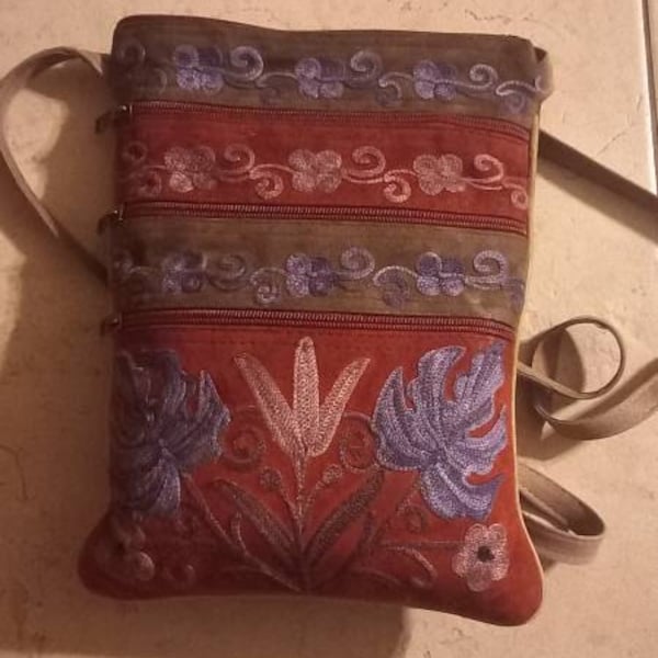 Boho Fringe Purse Turquoise Boho Fringe Leather Purse ,bohemian ...