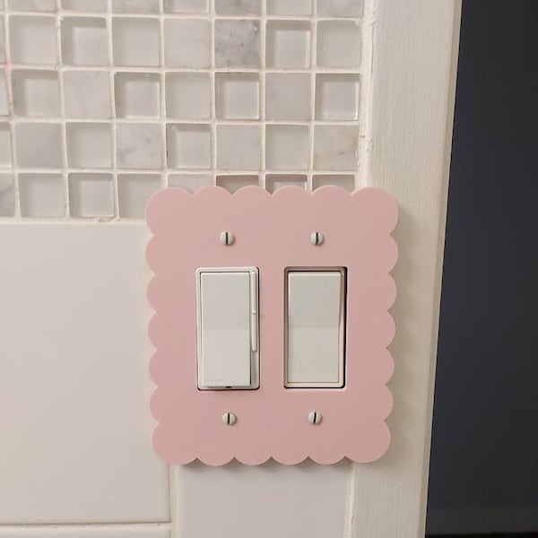 Wavy Cloud Toggle Switch Cover Plate, Decora Rocker Faceplate ...