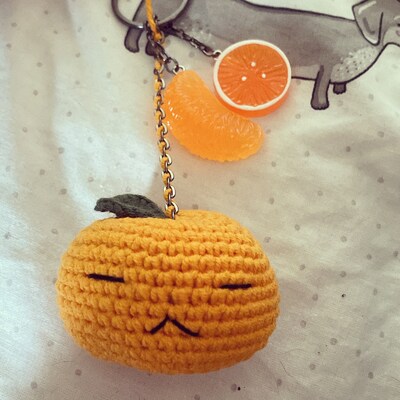 BTS Yoongi Tangerine Keychain With Charm - Etsy