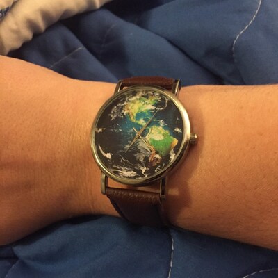 Wrist Watch Planet, World Map Watch, Watch Earth, Unique Watches ...