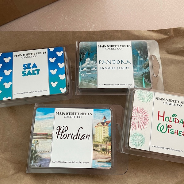 Holiday Wishes | Disney Inspired Wax Melt - Scented Soy Candle Tart ...