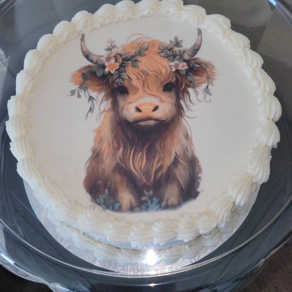 Custom Cut Edible Image Frosting Sheet You Choose Your Size - Etsy