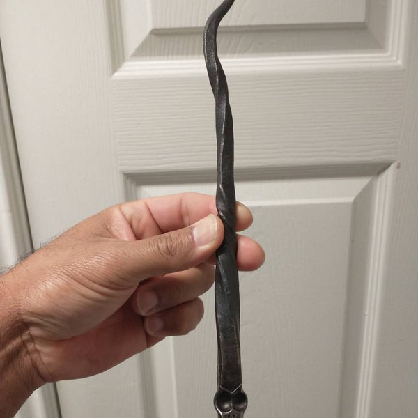 Steel Magic Wand. Blacksmith Hand Forged. - Etsy