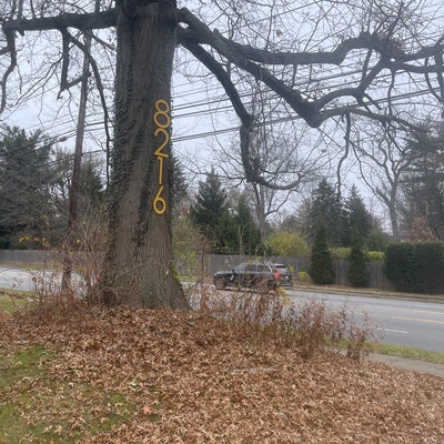 18 Inch Modern House Numbers Letters - Etsy