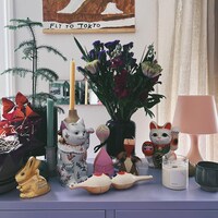 Japanese Vintage Hina Doll Wooden Clothing Chest With Maneki - Etsy