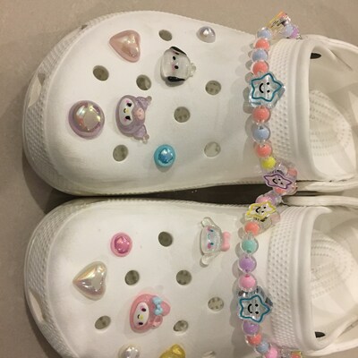 Cute Cartoon Shoe Buckles Set With Chain,crystal Animal Shoe Charms ...