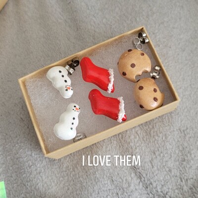 Frog With Pink Cheeks Earrings Spring Themed Polymer Clay Earrings Frog ...