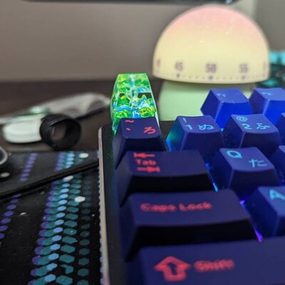Resin Keycap, Spacebar Keycap, Custom Keycap, Eevee Evolution Pokemon ...
