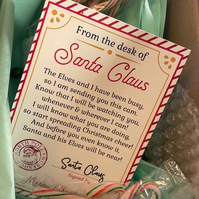 Santa Nightlight Letter, Santa Cam Letter, Santa Nightlight, Santa ...