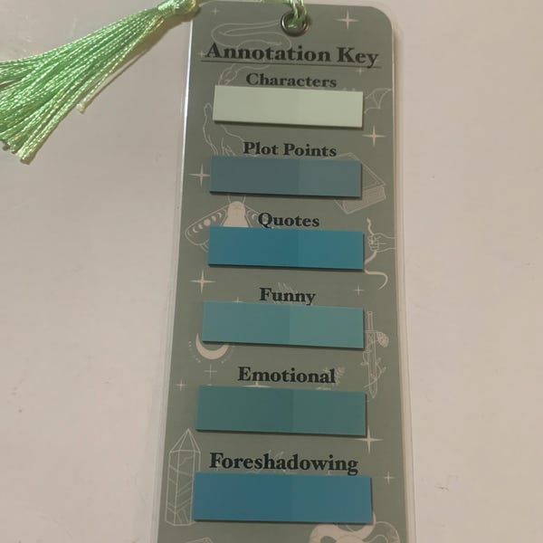 Retro Annotation Bookmark With Tabs Kit, Book Annotating Supplies ...