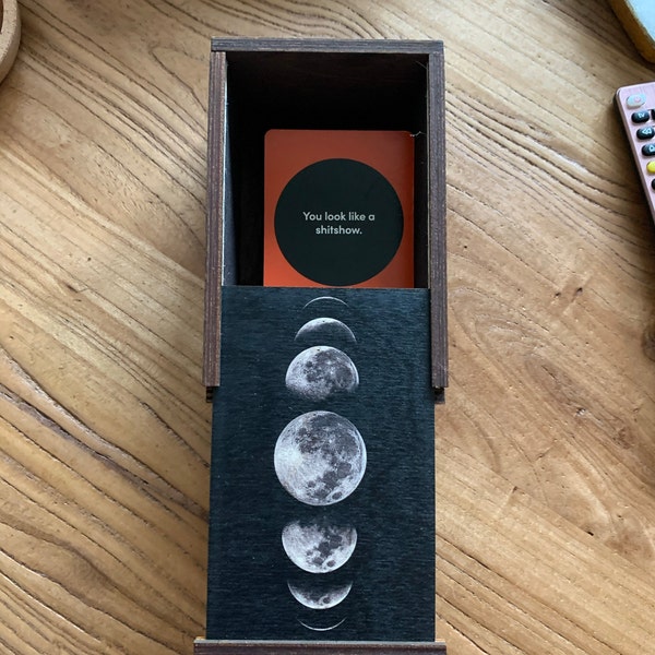 Moon Phases Crescent Moon Jewelry Box Moon Phases Celestial Jewelry Box ...