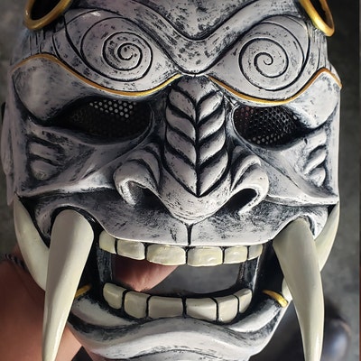 Samurai Assassin Demon Oni BB Gun Airsoft Mask, Halloween Costume ...