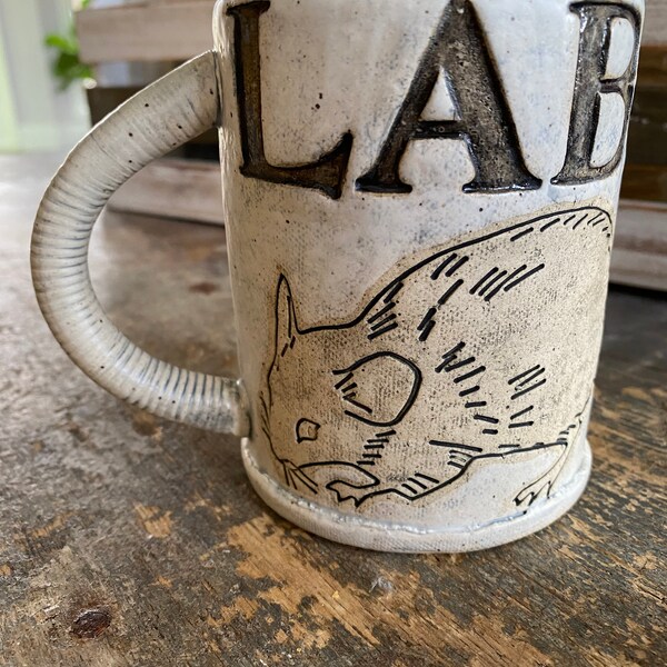 Lab Rat Mug - Handmade Rat Art Rat Gift, Pottery Mug - Etsy