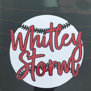 Baseball Decal | Baseball Sticker | Sports Decal | Baseball Team Decal ...