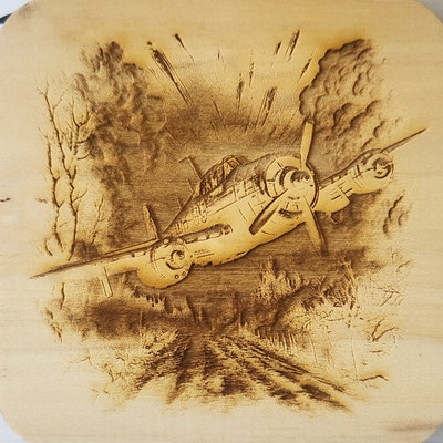 Aircraft PNG for CNC Laser Engrave, Laser Burn, American Soldier, WW2 ...