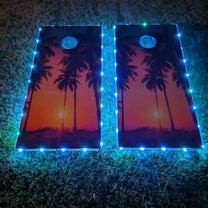 WATERPROOF & NON FADING Custom Cornhole Wraps / Pair of Custom Cornhole ...
