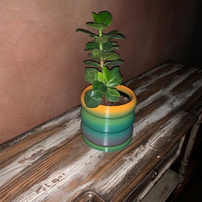 Bubble Plant Pot Unique, 3D Printed Planter, Planter With Drainage ...